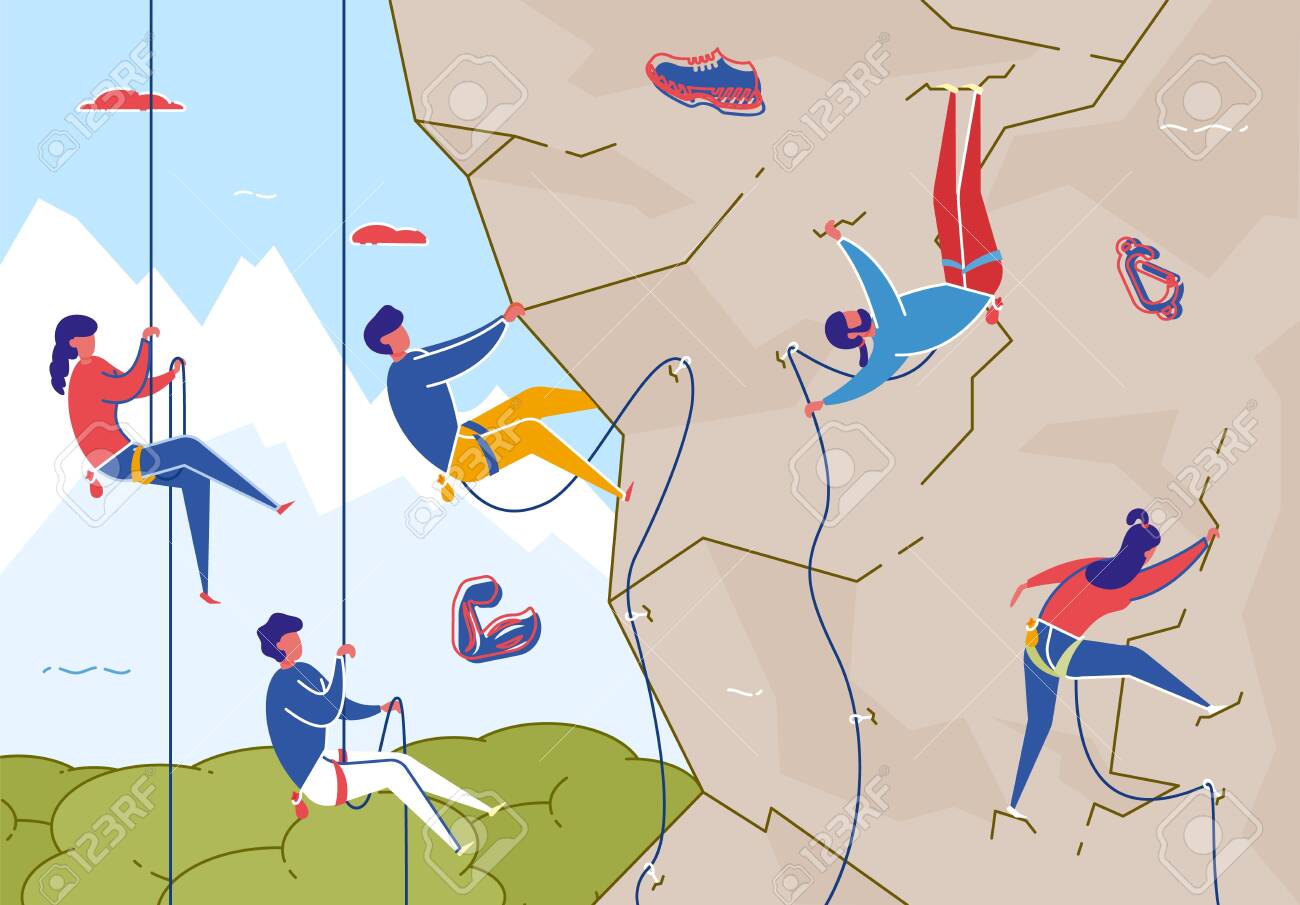 Bouldering Cartoon - Serunen