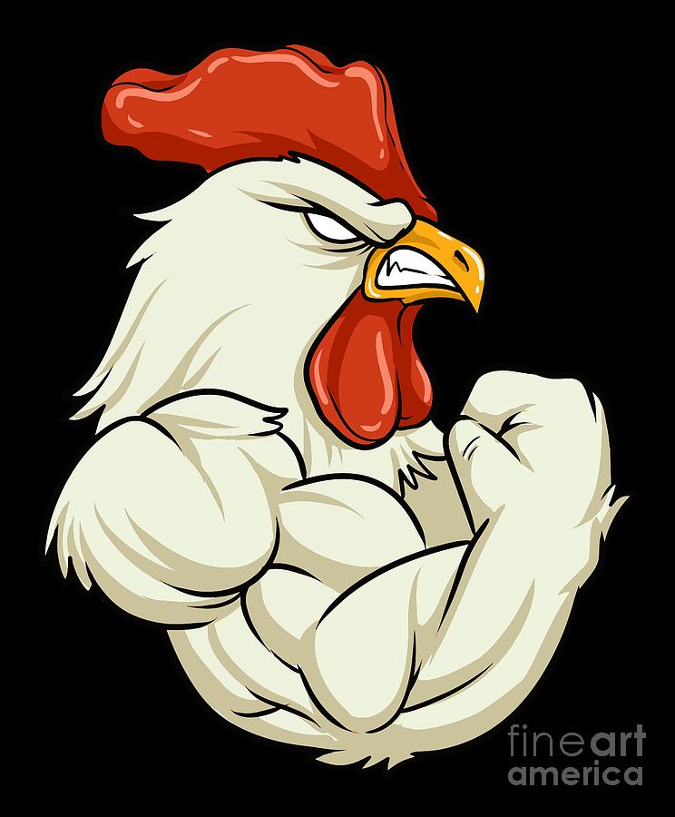 Rooster With Muscles - Serunen